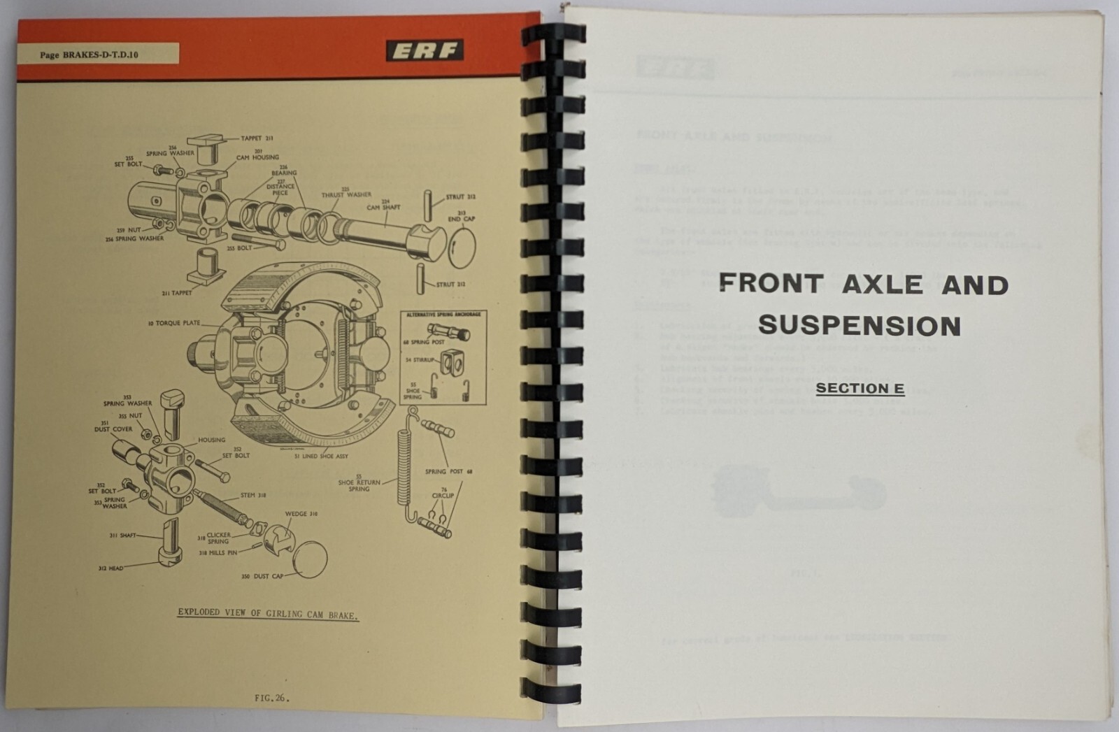 Original ERF LV Series Truck Operation & Maintenance Manual, 1965 | eBay UK