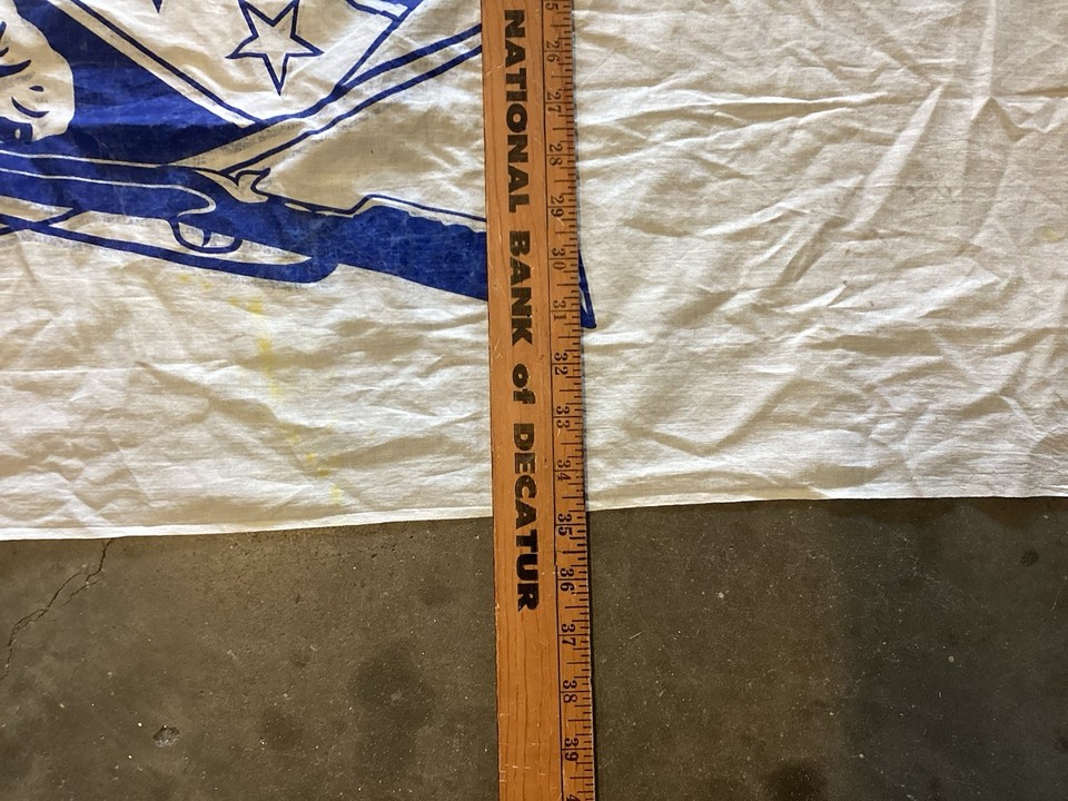 Vintage 1961 Civil War Centennial Welcome Banner Approx 35” X 45” | eBay
