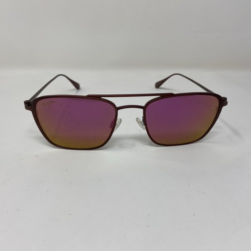 Maui Jim Ebb & Flow MJ542-07M 54/20 MATTE Burgundy W/ PINK POLARIZED ...