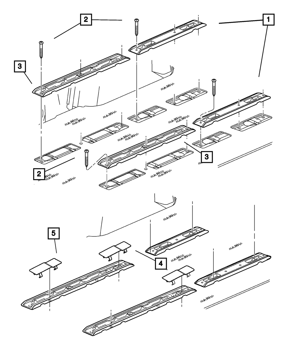 Genuine Mopar Rear Floor Escutcheon Cover RR30WL8AA | eBay