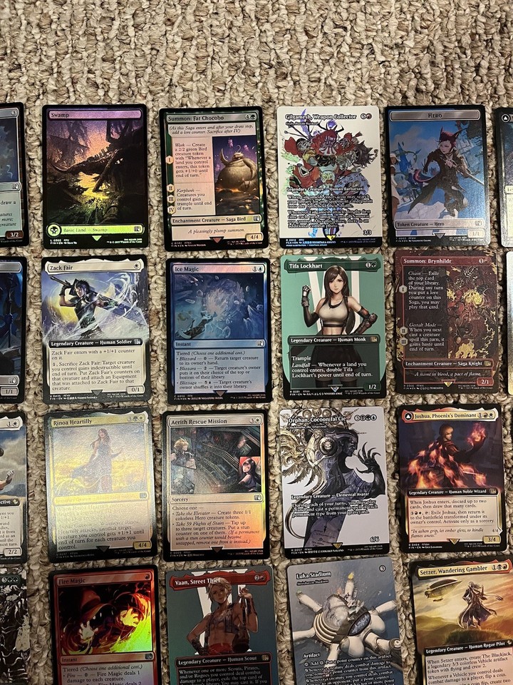 Magic The Gathering - Final Fantasy - Collector Booster Box Cards ...