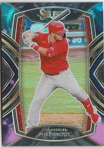 Mike Trout 2021 Panini Select Diamond Level Cosmic Haze #248 SSP | eBay