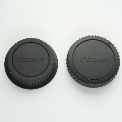 Canon EOS EF Rear Lens Cap & Body Cap Set - Fits EOS Rebel | eBay