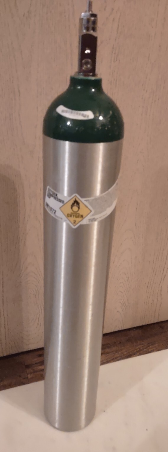 Linde Empty Compressed Oxygen Tank USP UN1072 Type B 147 Liters for ...