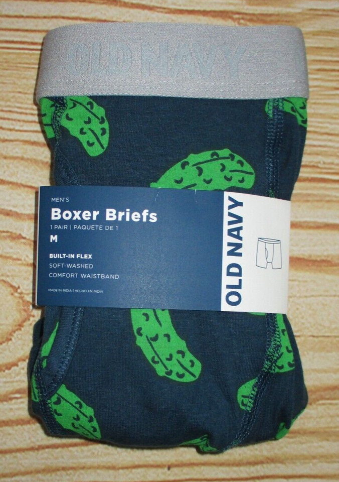 MENS OLD NAVY PICKLES BOXER BRIEF SIZE M (32/34) | eBay