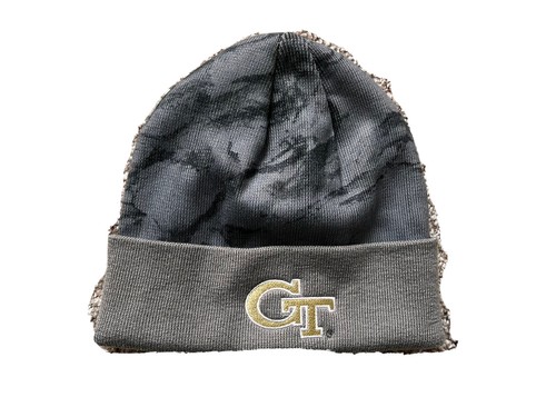 Adidas Gray Camouflage Georgia Tech Yellow Jackets Knit Cuffed Beanie ...