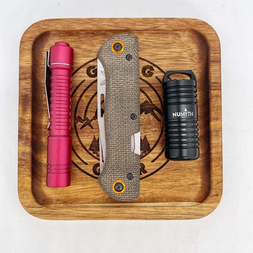 Going Gear 5 x 5 Acacia Wooden EDC Tray | eBay