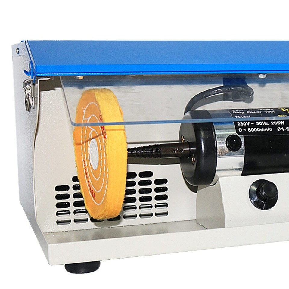 DM-5 Polishing Buffing Machine w/ Dust Collector Jewelry Polisher 110V ...