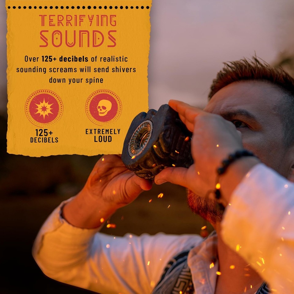 Real Screaming Aztec Death Whistle By ITZCOEHUA Loudest Authentic Human ...