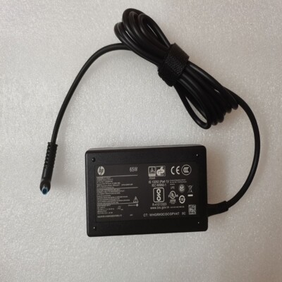 New Genuine OEM HP 65W AC Adapter 19.5V 4.5mm tip For HP ProBook 445 ...