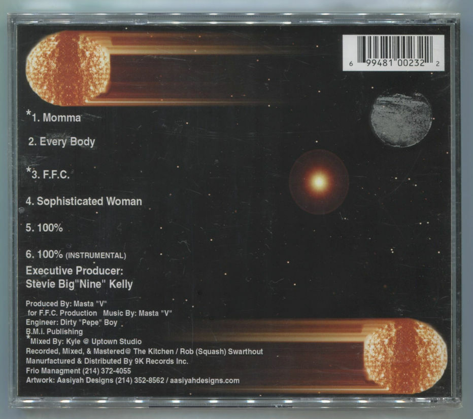 F.F.C. FFC Productions (CD 1999) TX rap - Masta V Stevie Big Nine Kelly ...