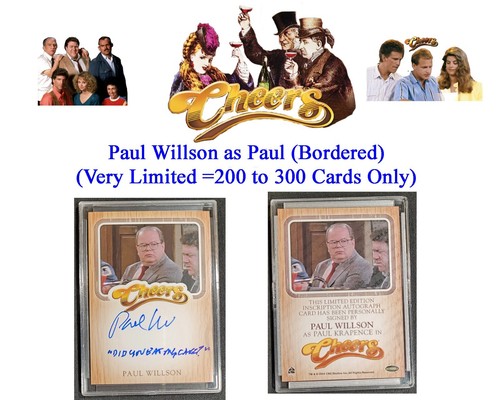 * 2025 Rittenhouse Cheers Paul Willson as Paul (Bordered) (Very Limited ...