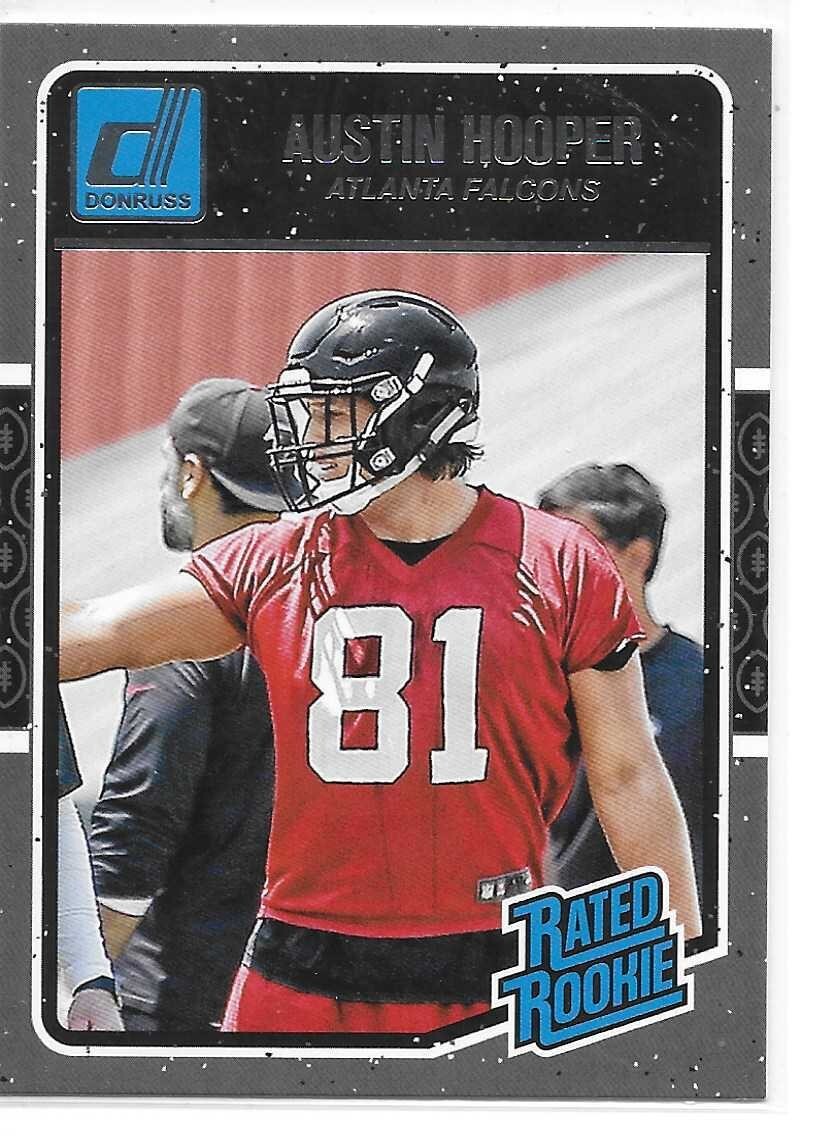 2016 Donruss Football Rated Rookie Austin Hooper Falcons | eBay