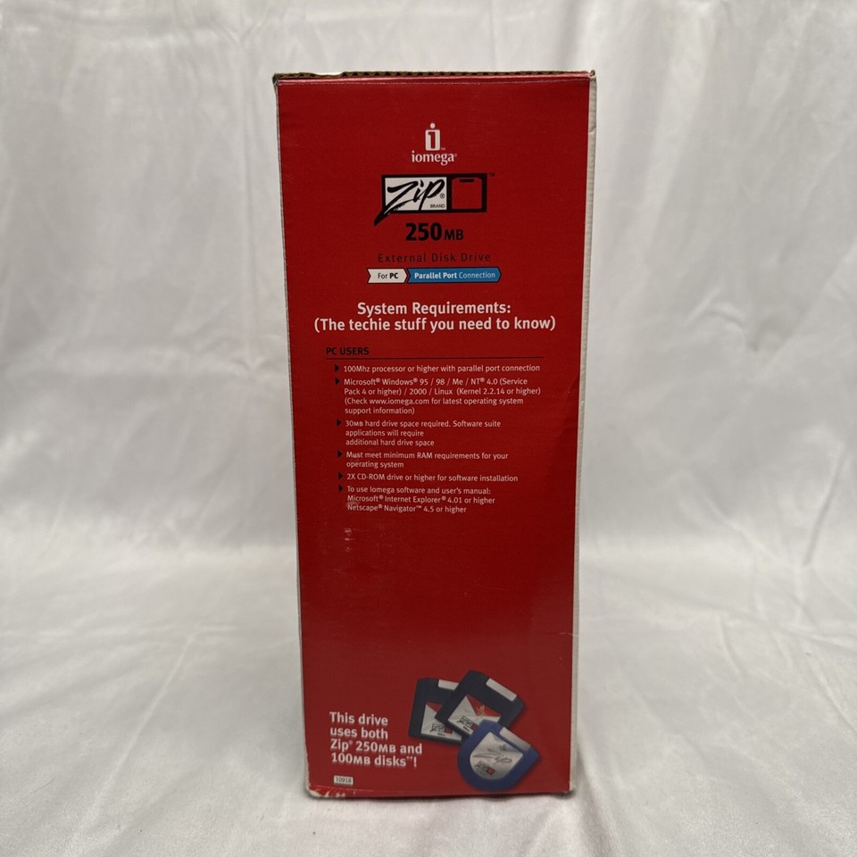 iomega 250mb Zip External Disk Drive Parallel Port (Open Box) | eBay