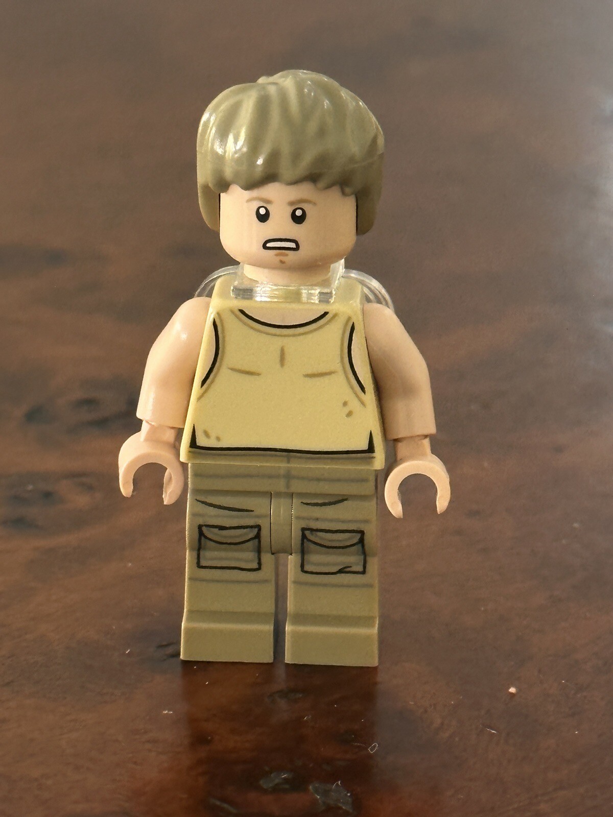LEGO Minifig MINIFIGURE Star Wars Luke Skywalker Tan Tank Top Dagobah ...