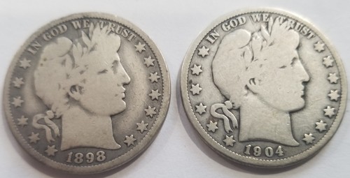 Barber Half Dollar complete 51 coin set Dansco. 98o,04s,06o,13,14,15p&s ...