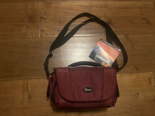 Lowepro Edit 130 Maroon Red Camera Digital/Video Camcorder Bag - Brand ...
