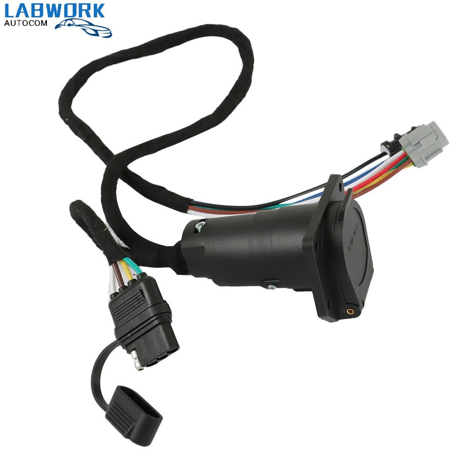 4 Way Flat and RV 7 Way Trailer Wiring Harness For Frontier 05-2022 ...