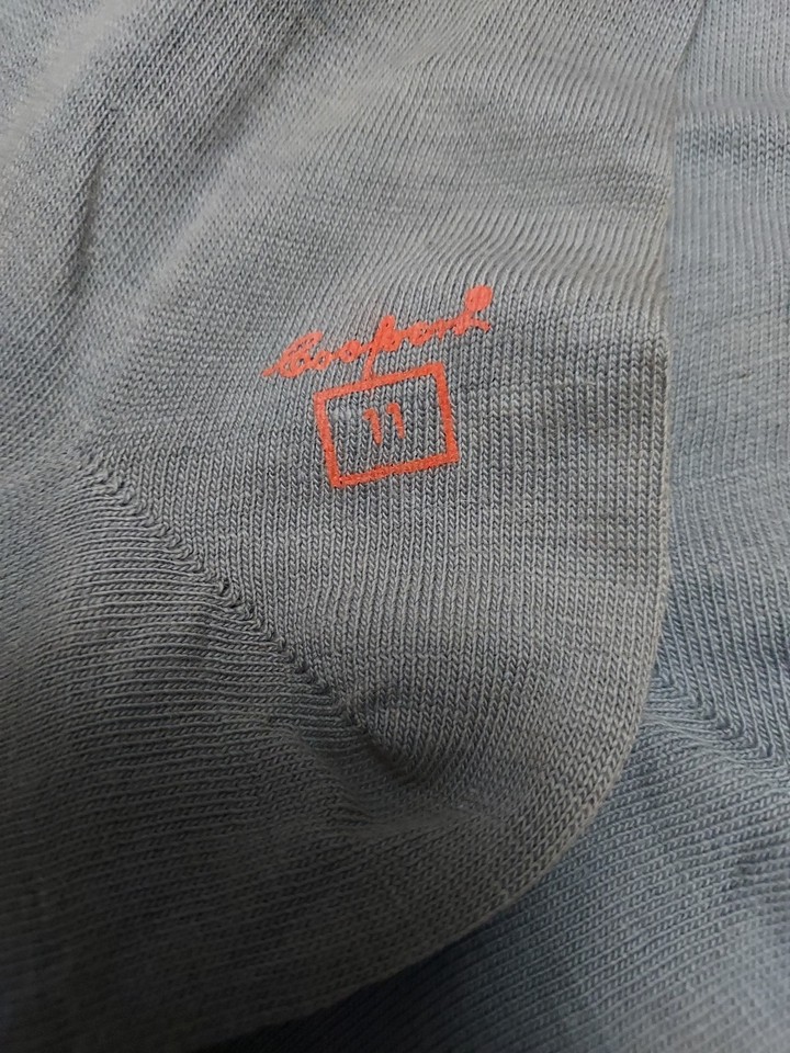 NWT Mens Loopers Socks Gray Size 11 Fine Combed Cotton | eBay