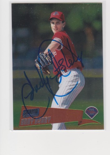 AUCTION ANDY ASHBY PHILADELPHIA PHILLIES AUTOGRAPHED CARD | eBay