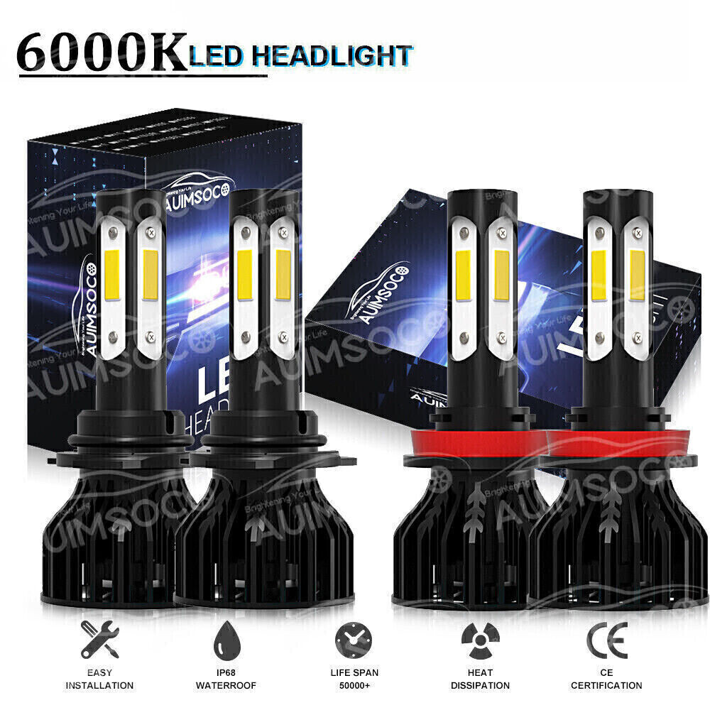 For 2019 2020 2021 Silverado 1500 WT Custom Trail Boss 4X LED Headlight ...