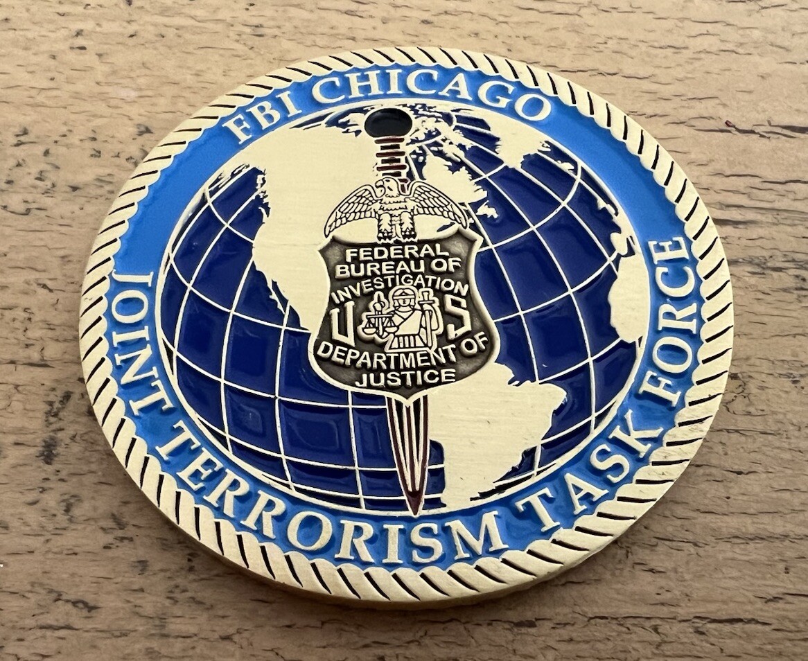 FBI Chicago JTTF Challenge Coin Joint Terrorism Task Force | eBay