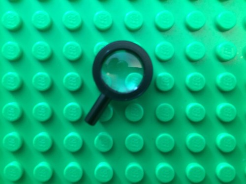 NEW Official Lego Minifigure Accessory: Magnifying Glass, black with ...