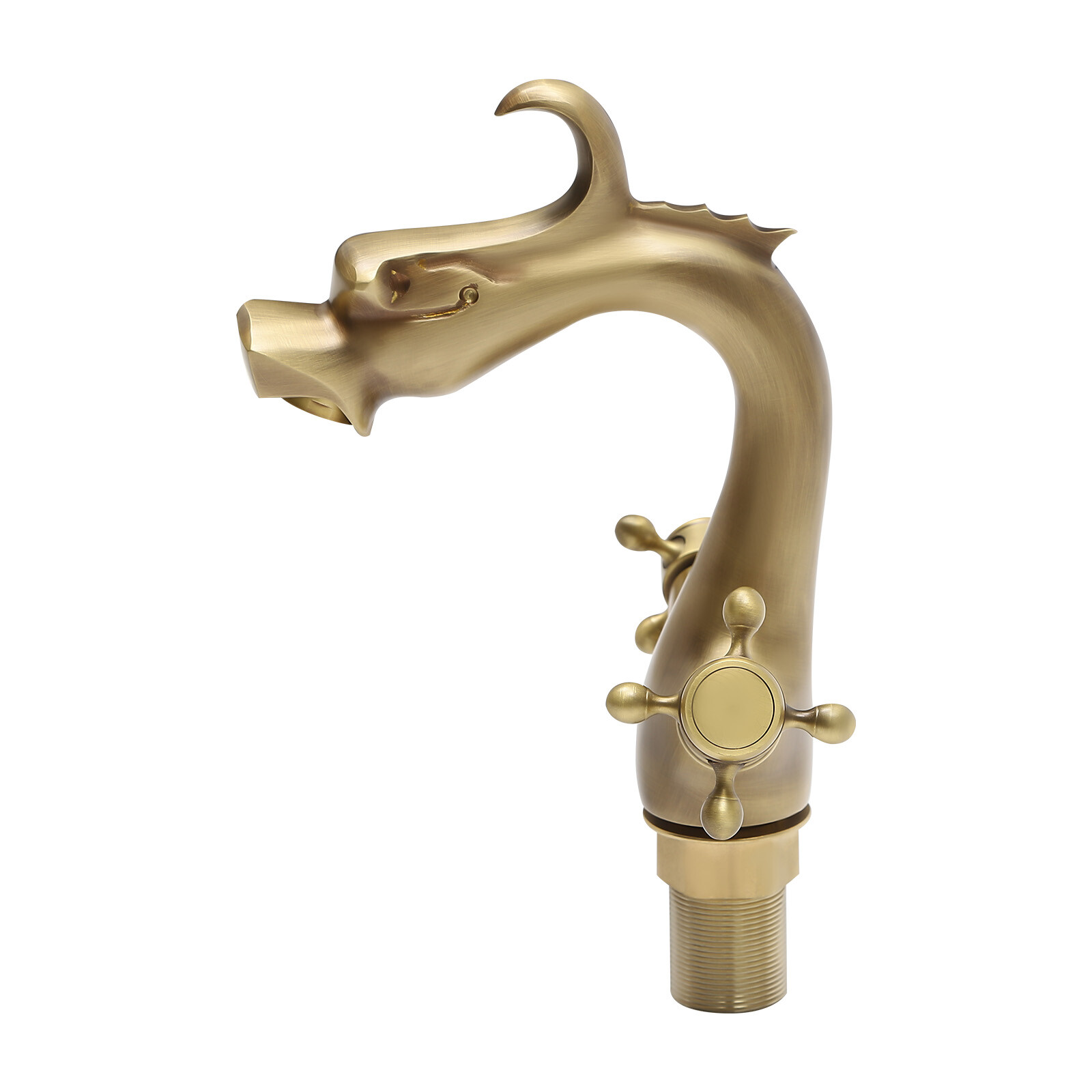 Dragon Shape Gold 2 Handle One Hole Bathroom Sink Mixer Tap Faucet Deck Dragon Shape Gold 2 Handle One Hole Bathroom Sink Mixer Tap Faucet Deck