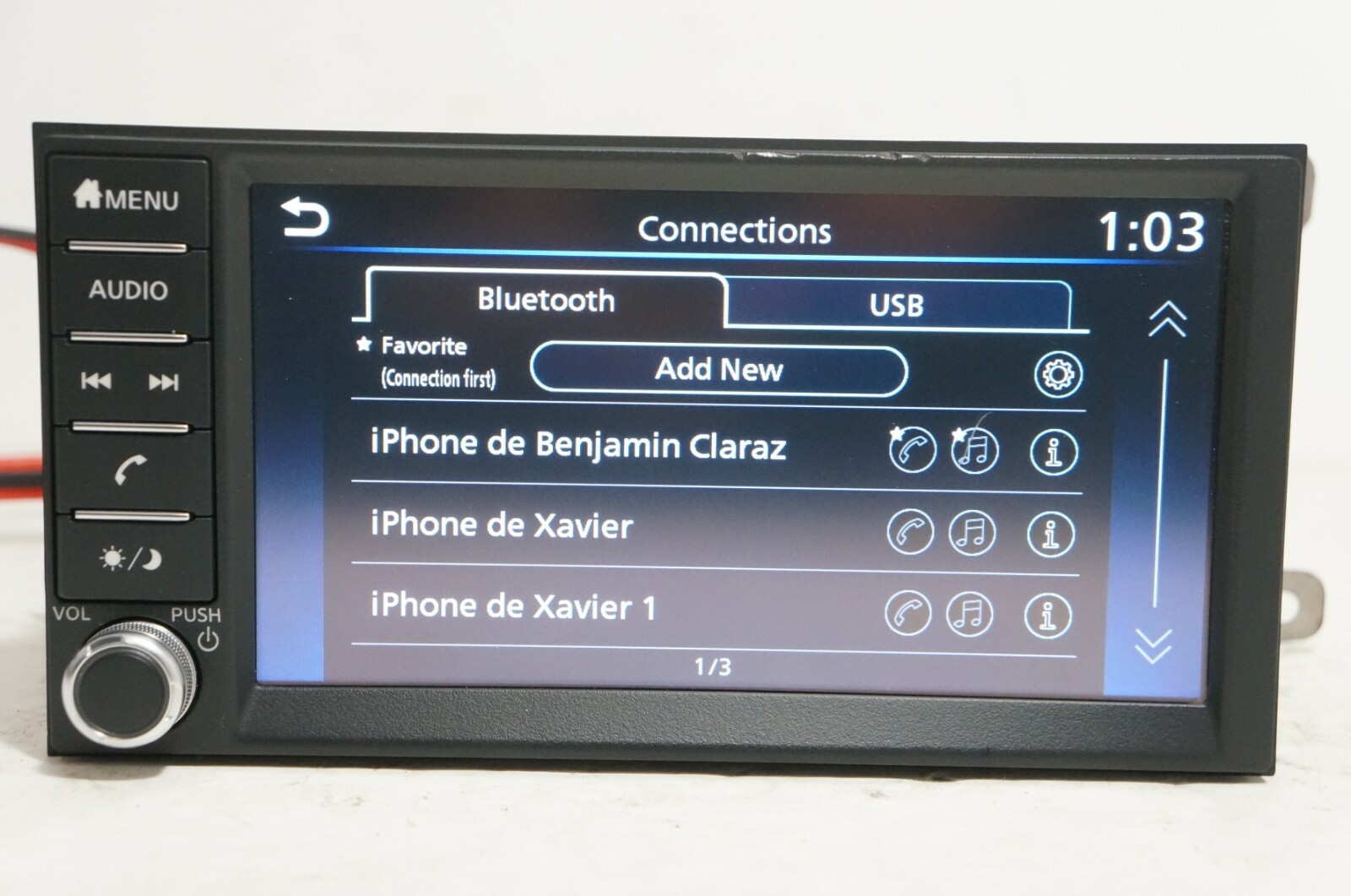 2019 Nissan Sentra Micra 7" Touch Screen Radio Receiver 28021 9EK0A OEM ...