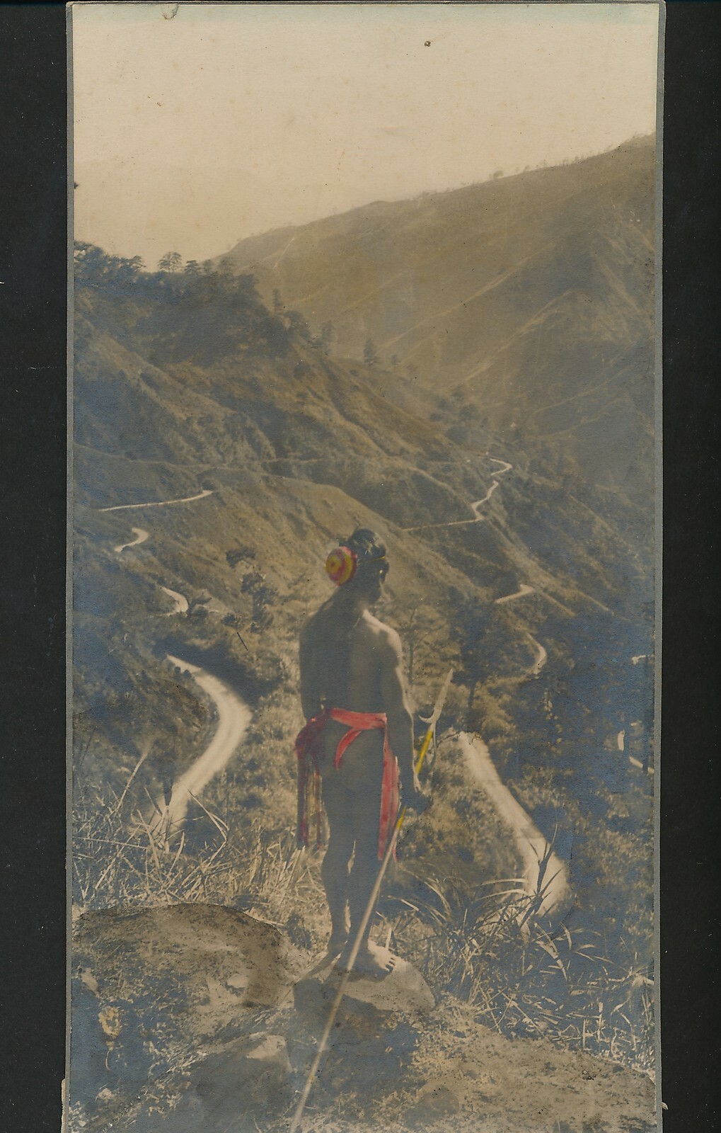 1890's NATIVE AMERICAN INDIAN Colorized Incredible Vintage Cabinet ...