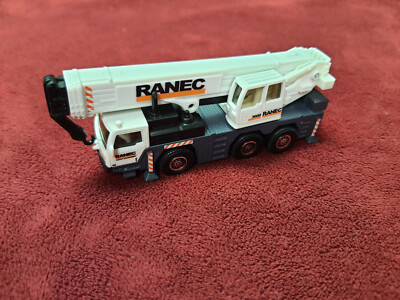 Matchbox Real Working Rigs MBX Mobile Crane Truck White RANEC | eBay