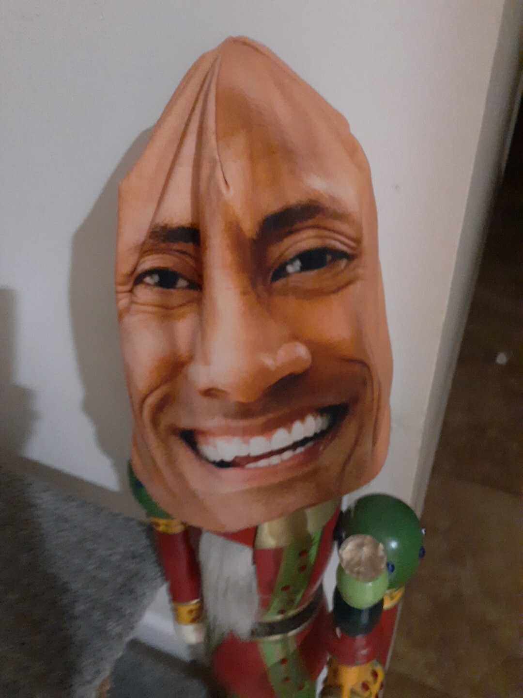 NWOT THE OG Rock Dwayne Johnson Face Beanie Realistic Mask One Of A ...