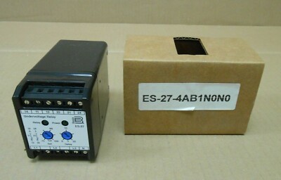 1 NIB BASLER ELECTRIC ES-27 4AB1N0N0 ES-274AB1N0N0 UNDERVOLTAGE RELAY ...