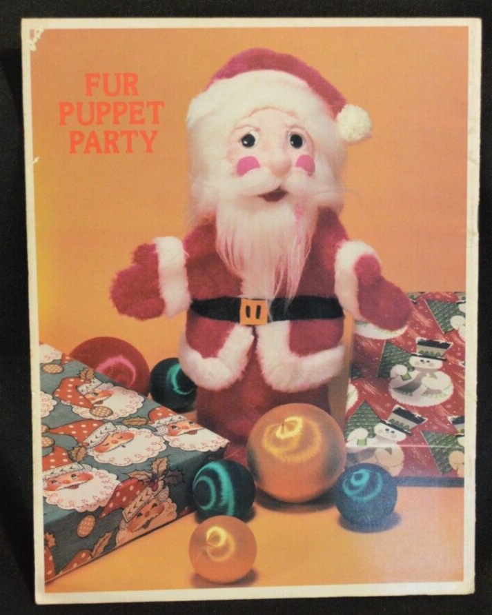 Fur Puppet Party Instructions Patterns 11 Projects Gm-17 GayleMot 1978 ...