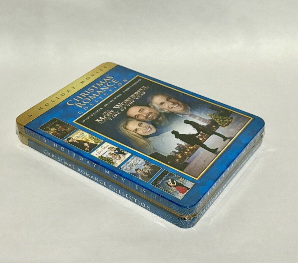 Christmas Romance DVD Collection in Tin Storage Box - Never Opened ...