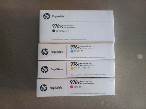 HP Genuine 976 YC HP976YC BK/C/M/Y EXTRA High Yield Ink Page Wide ...