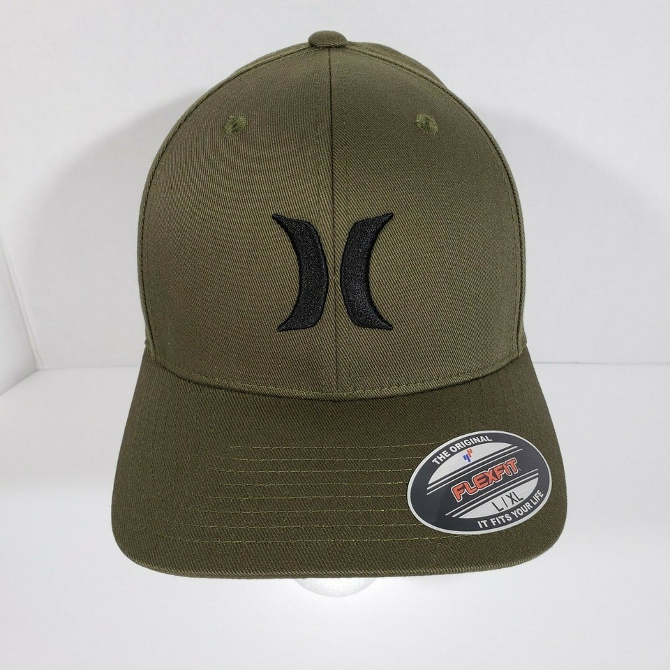 NEW - HURLEY ICON SOLID FlexFit Men's Hat (Multiple Variations) | eBay