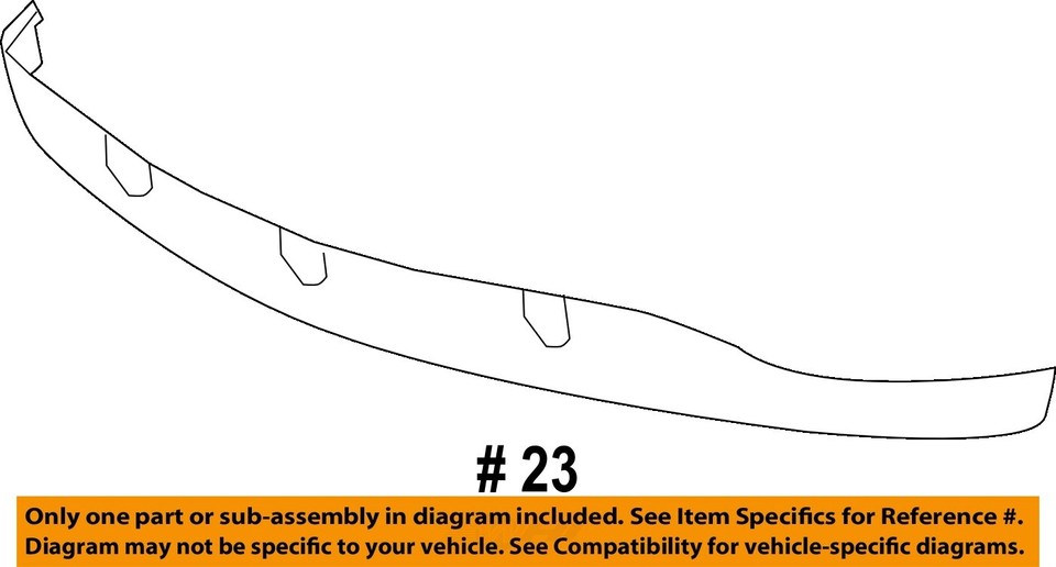 GM OEM 08-12 Enclave Front Bumper Bumper Components-Air Deflector ...