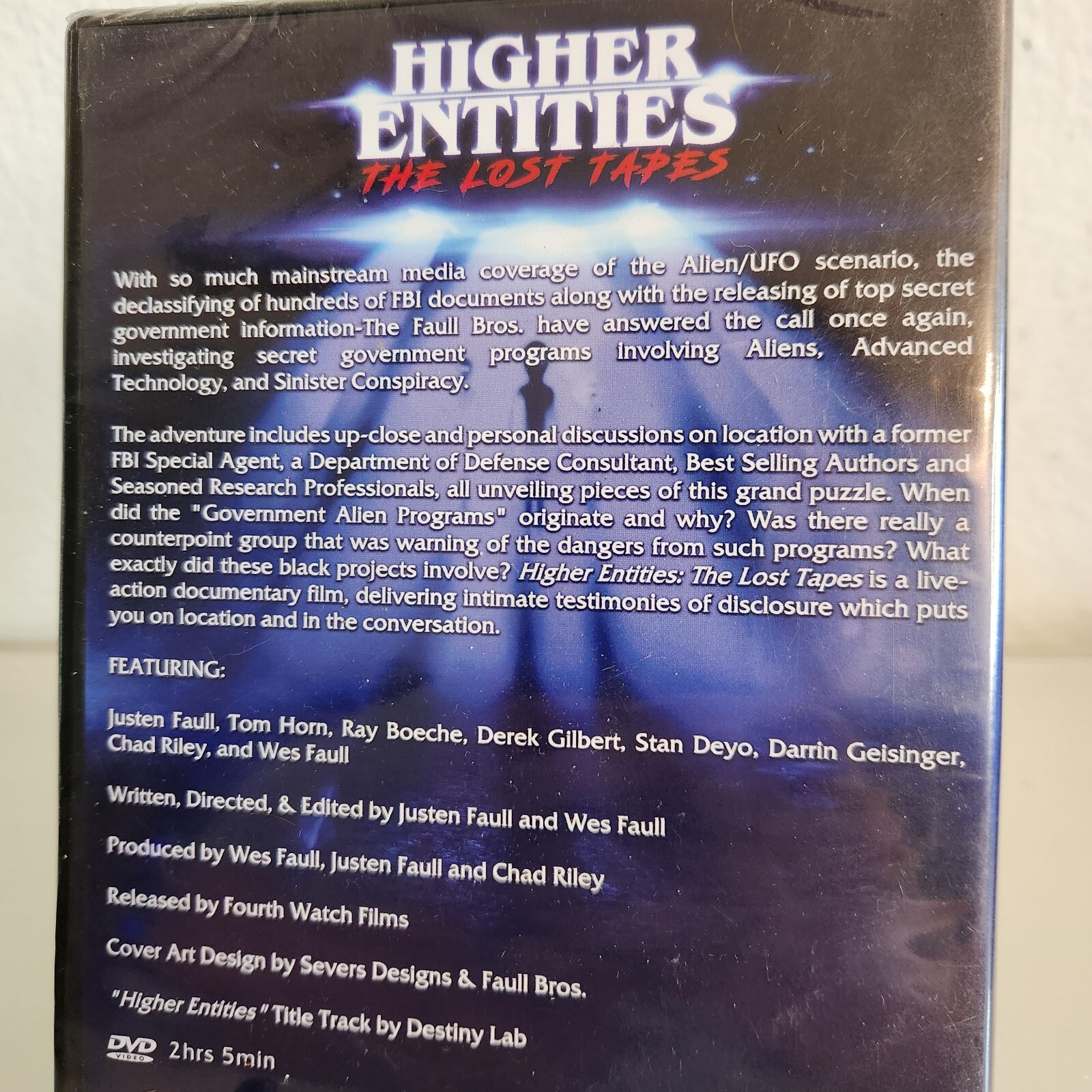 Higher Entities The Lost Tapes DVD 2019 Alien UFO Conspiracy Fourth ...