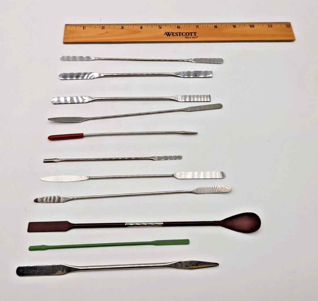 Lot-11 Lab Weighing Spatulas Stainless Steel | eBay