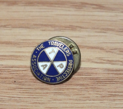 Blue & Gold Tone The Travelers Protective Association Collectible ...