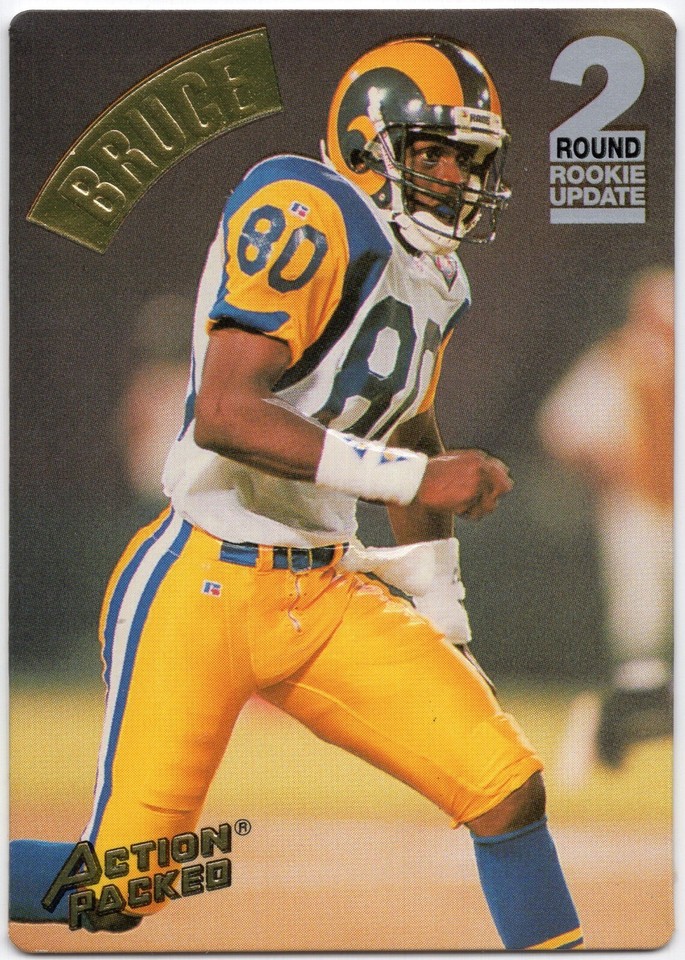 RB075 1994 Action Packed #150 Isaac Bruce RC Los Angeles Rams St. Louis ...