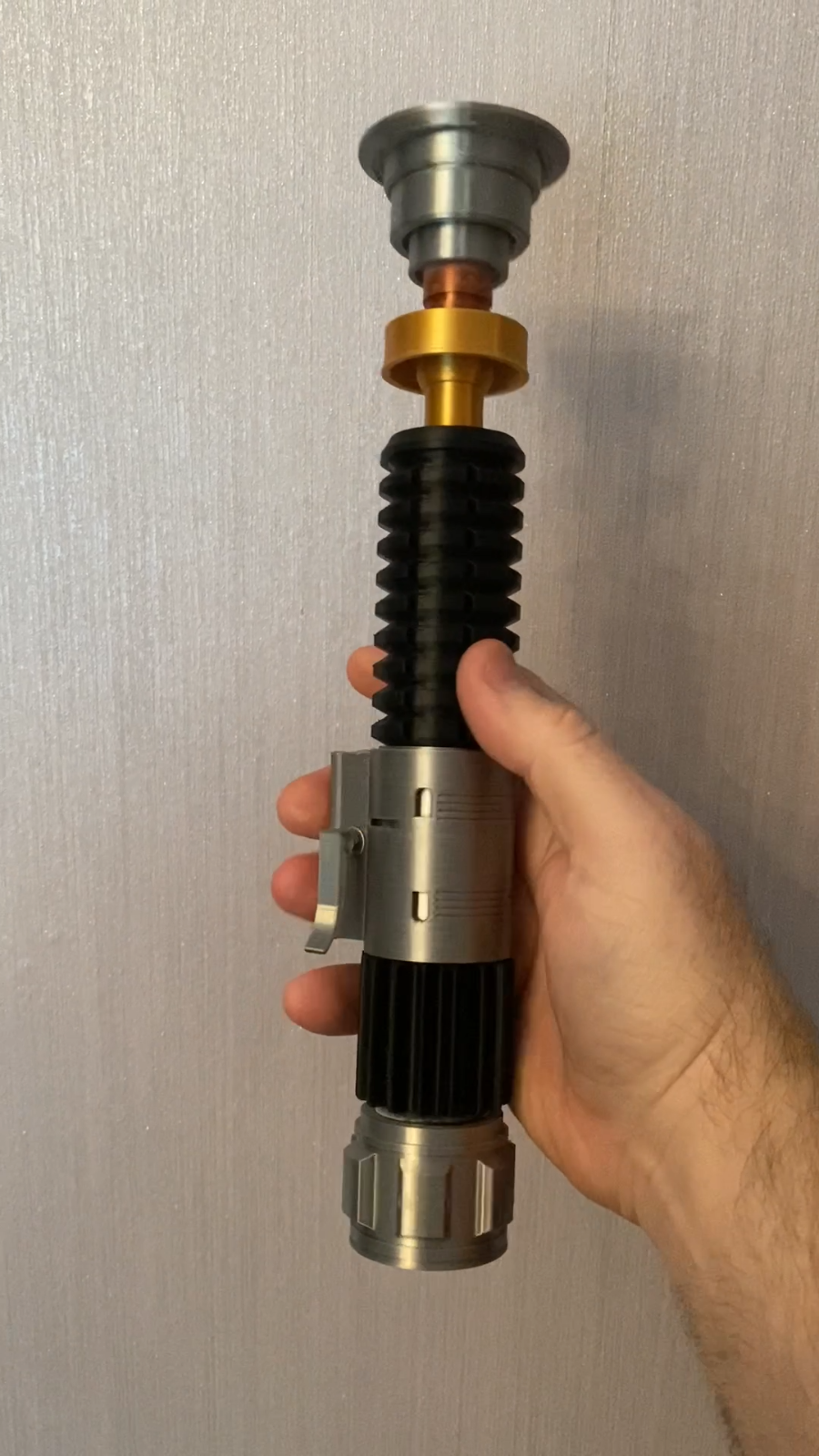 1:1 Scale - 3D Printed Obi-Wan/Ben Kenobi Lightsaber Hilt Cosplay Prop ...
