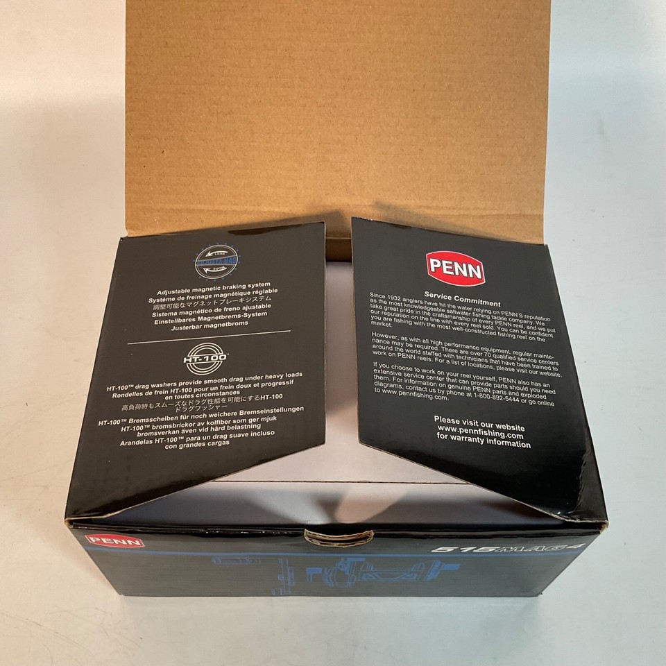 PENN 515 MAG4 BEACH CASTING REEL NEW CLEARANCE RRP£190 31324176645 ...