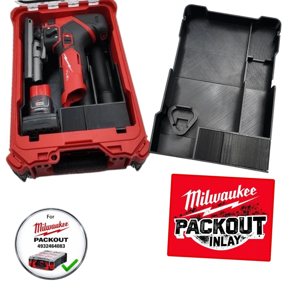 Milwaukee Packout Insert M12 Tool Inlay Organiser (Multiple Options) | eBay