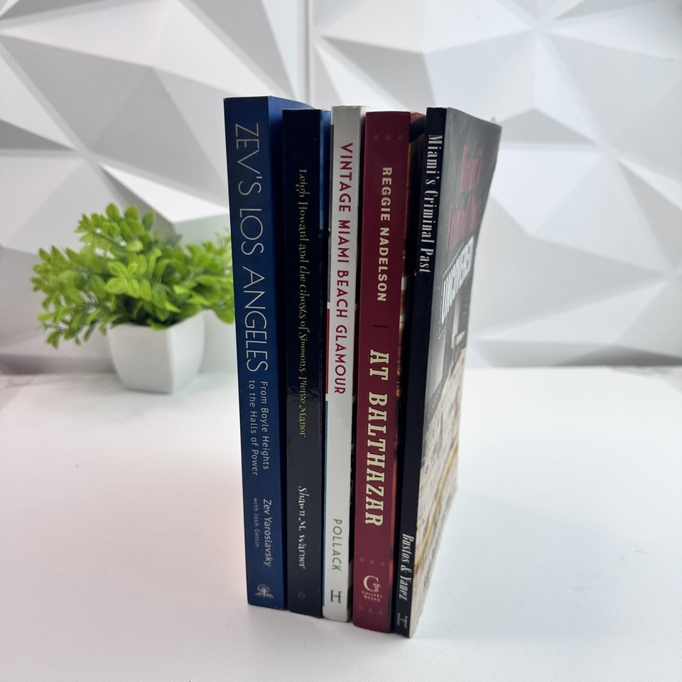 Lot of 5 Books – Miami History, Food, Culture & Los Angeles Biography ...