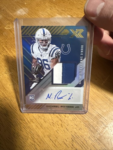 2020 Panini XR - Rookie Swatch Autographs Michael Pittman Jr. #RSA-MP ...