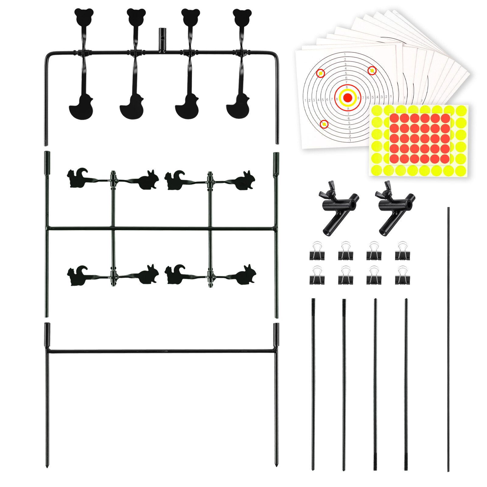 Highwild Multi-Shot Air Gun Pellet BB Gun Target with Adjustable Paper ...
