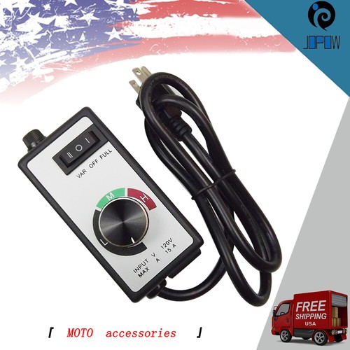 New AC 120V Variable Speed Controller Electric Motor Rheostat Fans ...