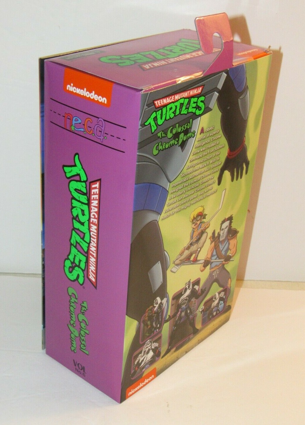 NECA Reel Toys Teenage Mutant Ninja Turtles The Colossal Chrome Dome ...